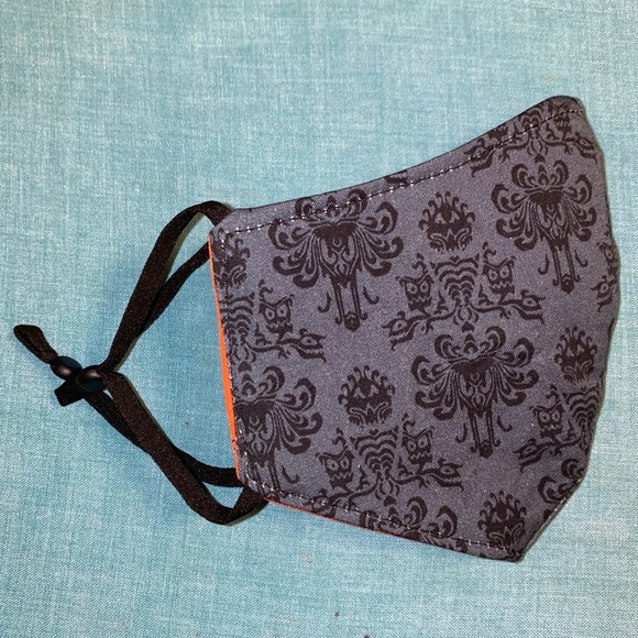 Accessories | Haunted Mansion Wallpaper Face Mask | Poshmark